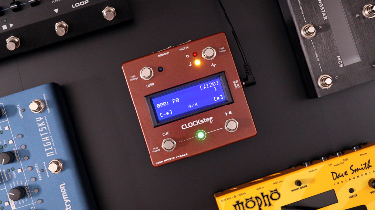 CLOCKstep - MIDI Clock Pedal and Metronome Generator – JMK Music Pedals