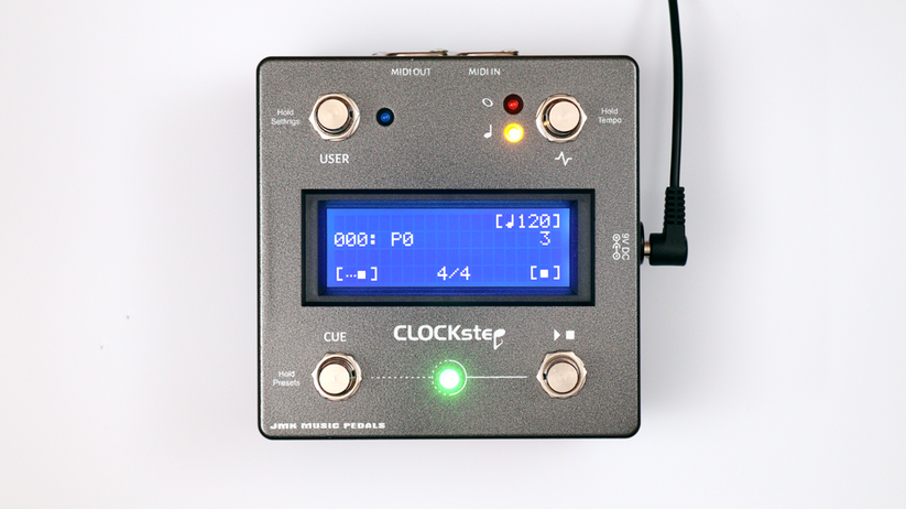 CLOCKstep - MIDI Clock Pedal and Metronome Generator – JMK Music Pedals